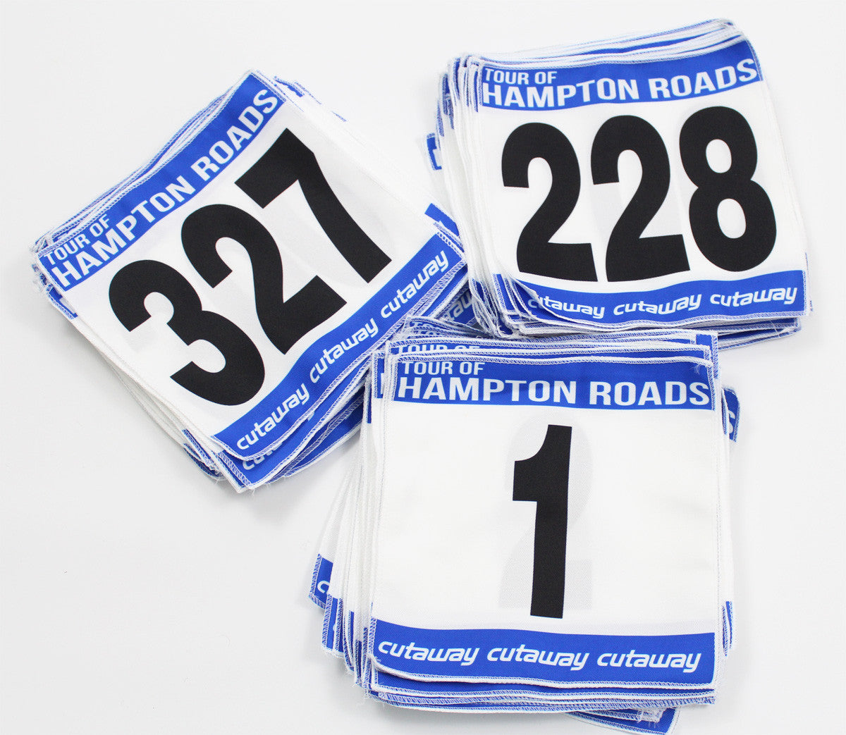 Custom Fabric Race Numbers - Cutaway USA